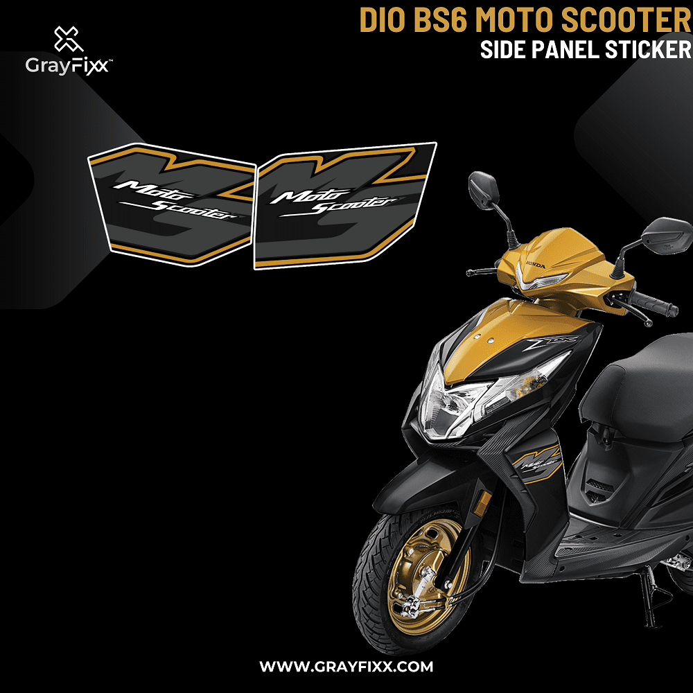 Dio Bs6 Front Sticker | Honda Dio Bs6 Front Graphics