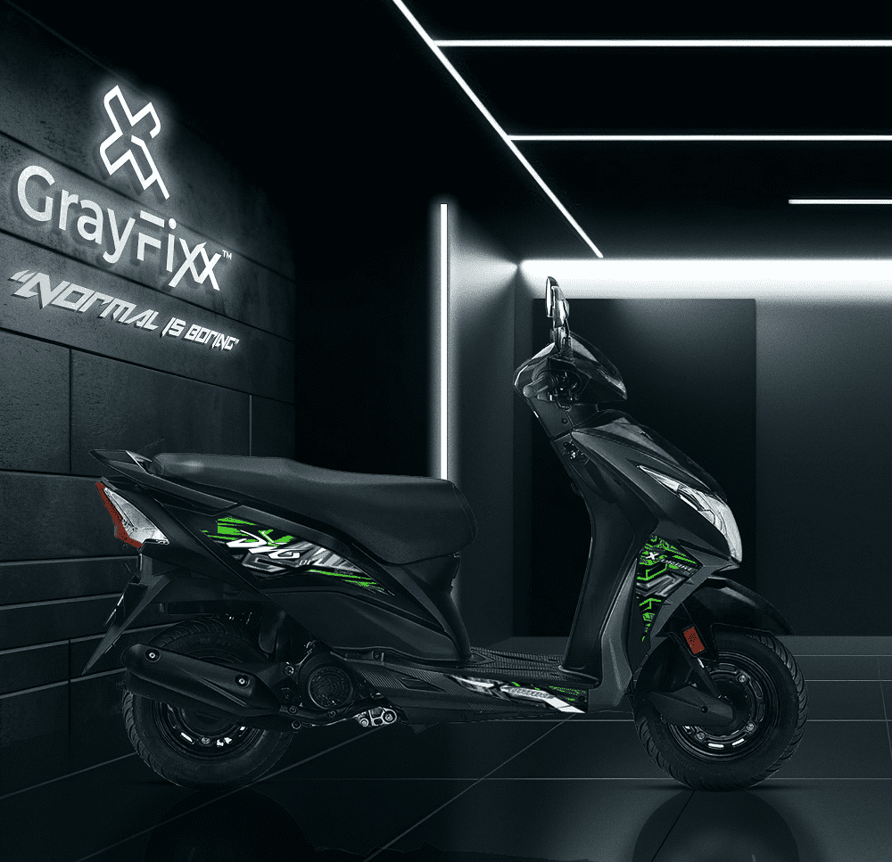 Honda Dio Half Body Graphics | Honda Dio Sticker