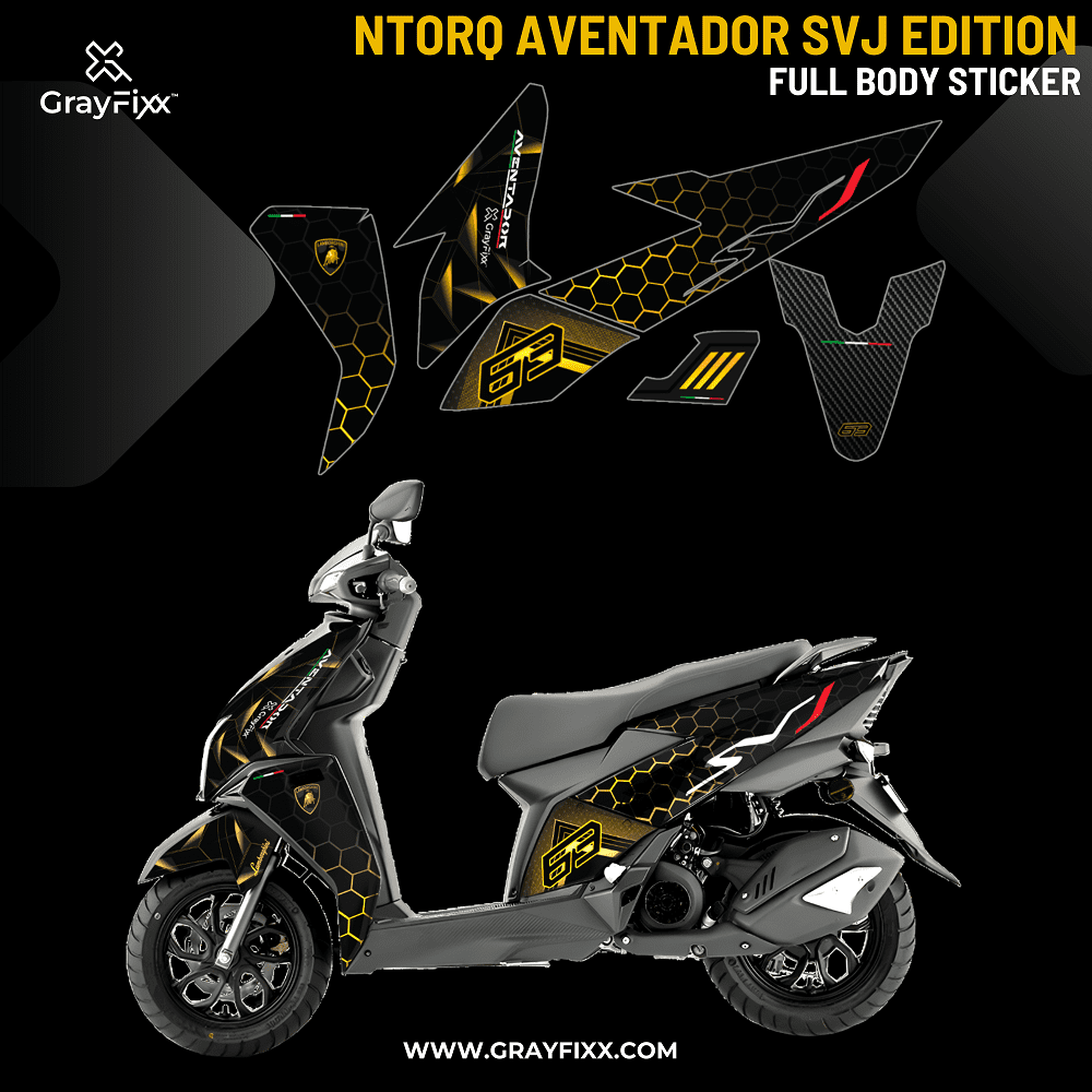 Ntorq 125 Full Body Sticker | Ntorq Full Body Graphics