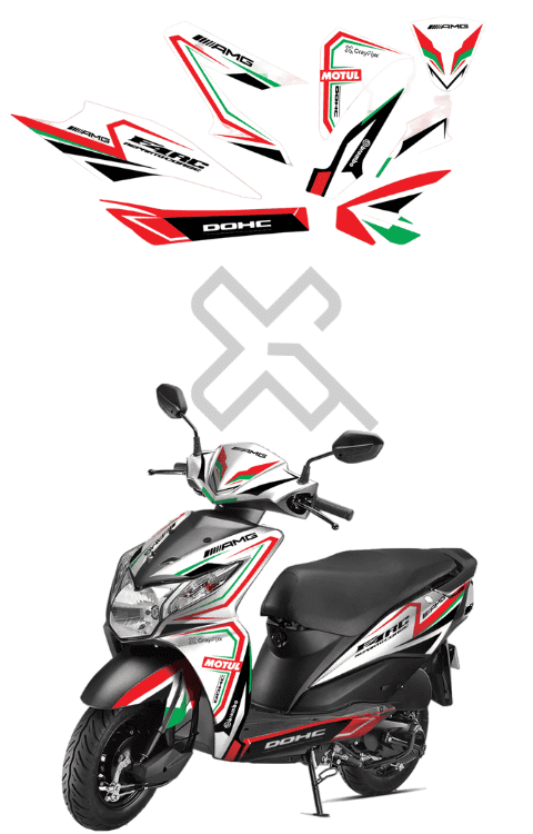 Buy Premium Honda Bike Stickers | Grayfixx
