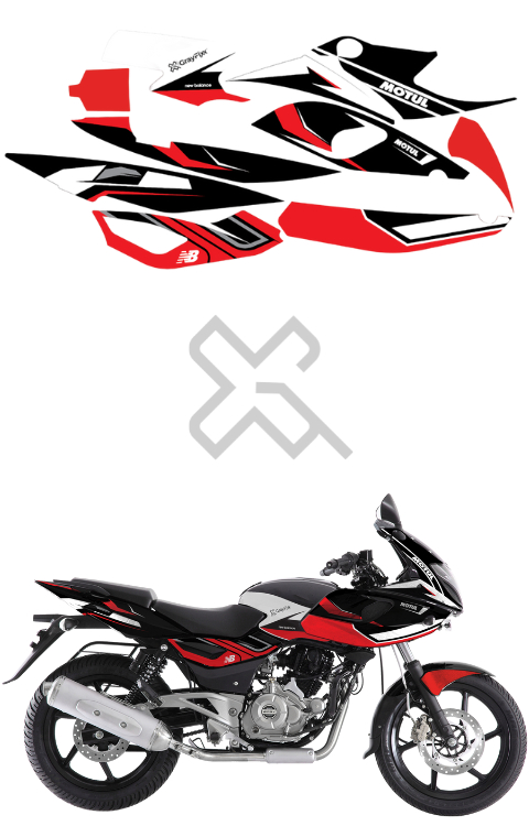 Buy Premium Bajaj Bike Stickers | Grayfixx