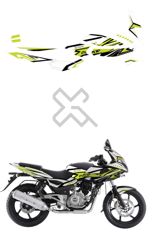 Buy Premium Bajaj Bike Stickers | Grayfixx