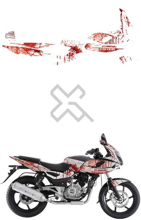 Buy Premium Bajaj Bike Stickers | Grayfixx