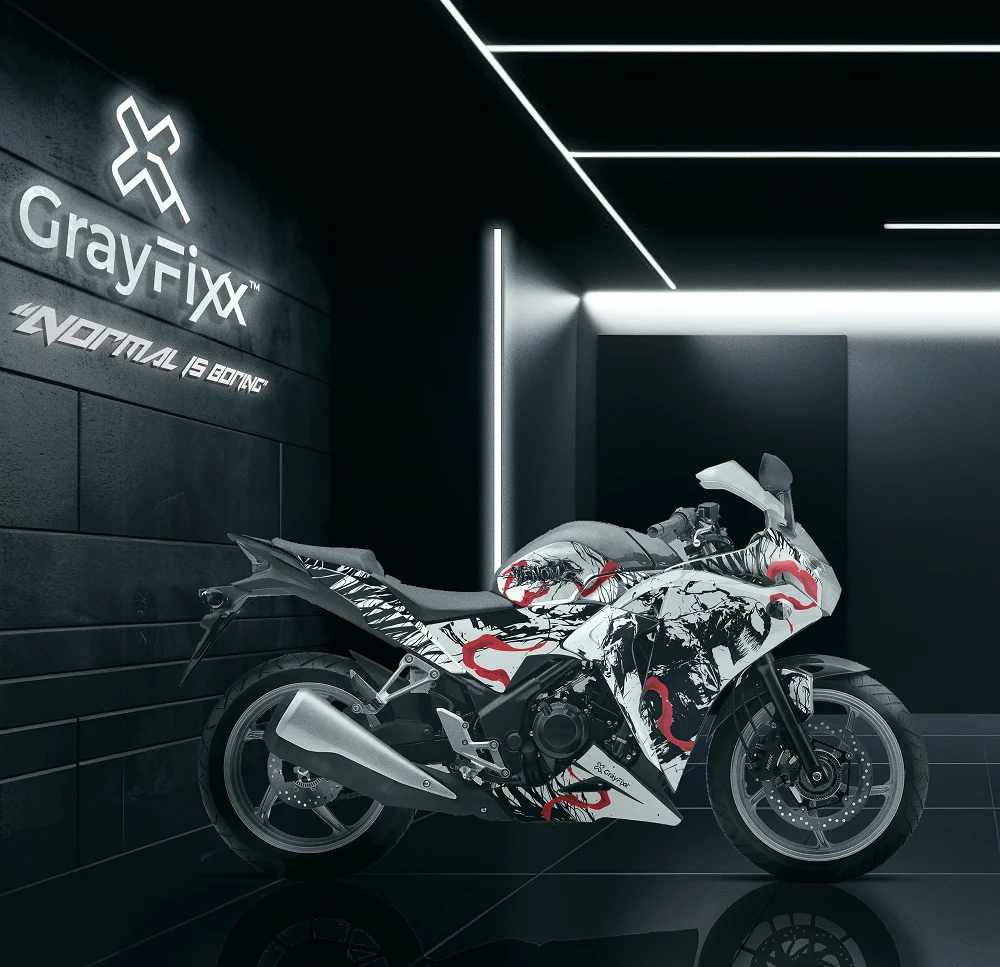 Venom Edition Full Body Sticker For CBR 250R | Made In Premium Gloss ...
