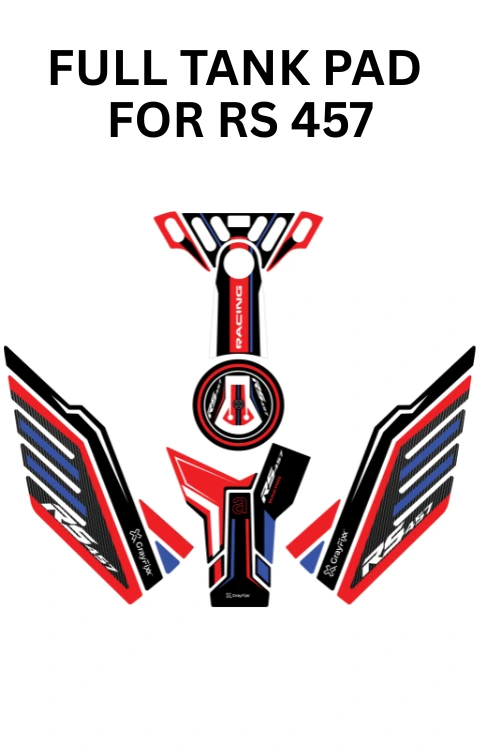 Full Tank Pad with Knee Pad for RS 457 | Premium 3D Tank Pad, Pack of 1